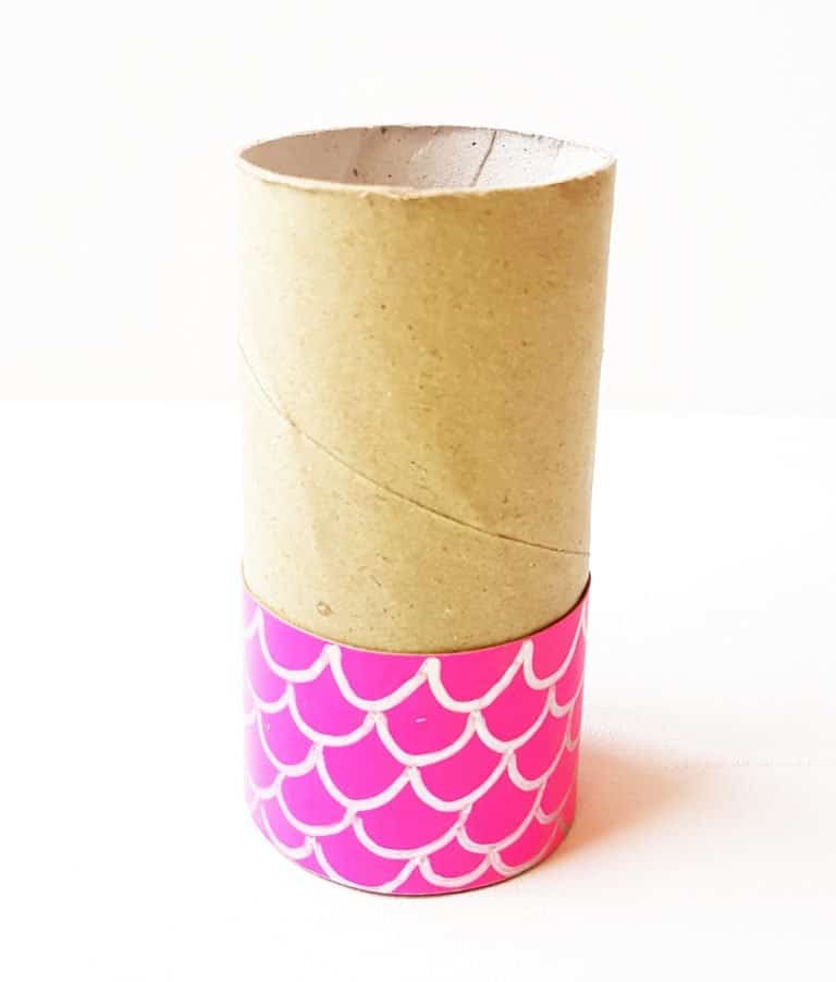 How To Make Mermaid Craft Using Paper Roll