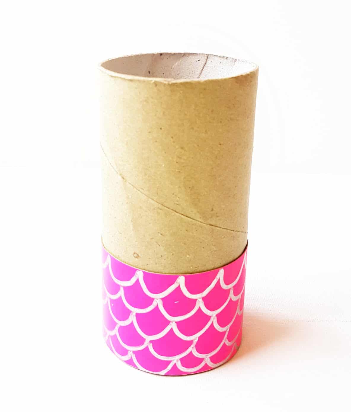 How To Make Mermaid Craft Using Paper Roll