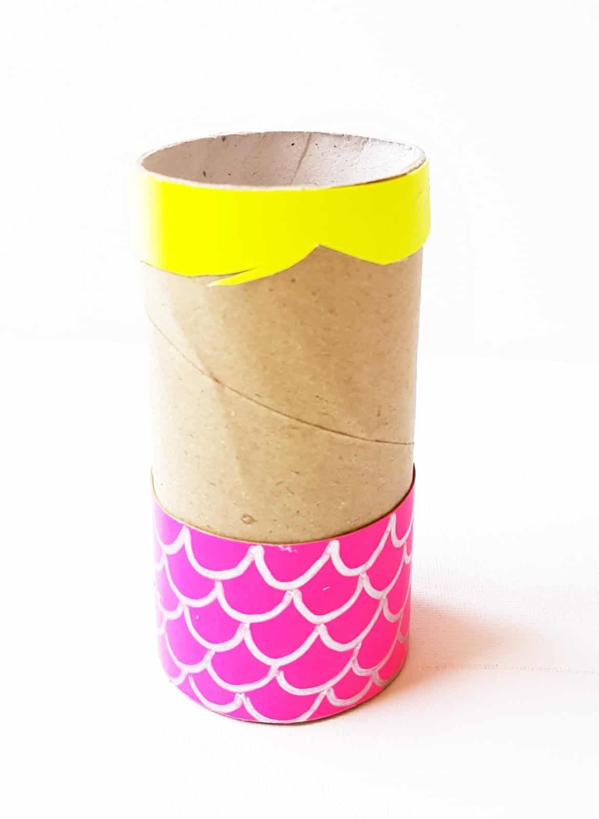 How To Make Mermaid Craft Using Paper Roll