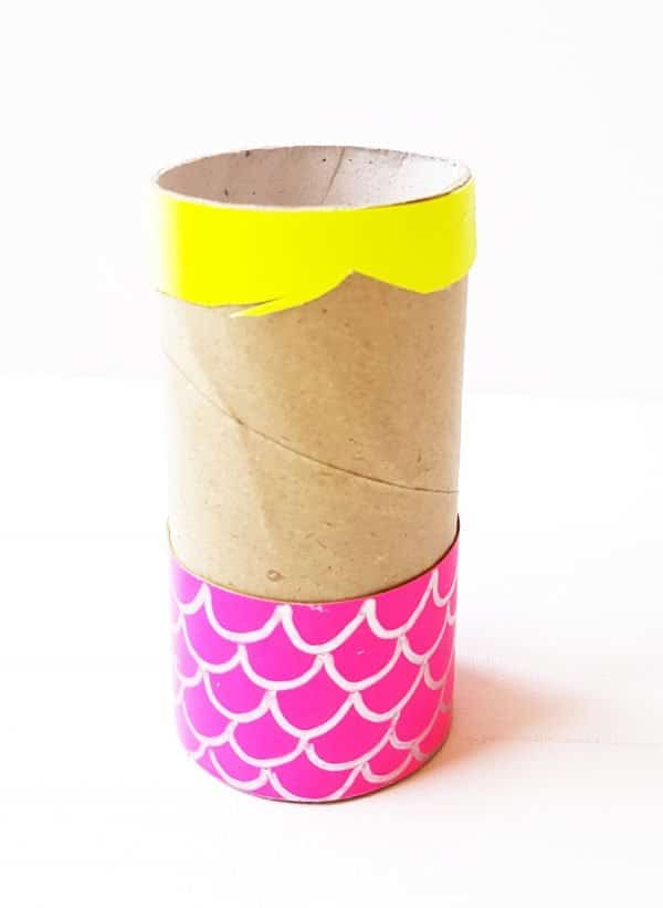 How To Make Mermaid Craft Using Paper Roll