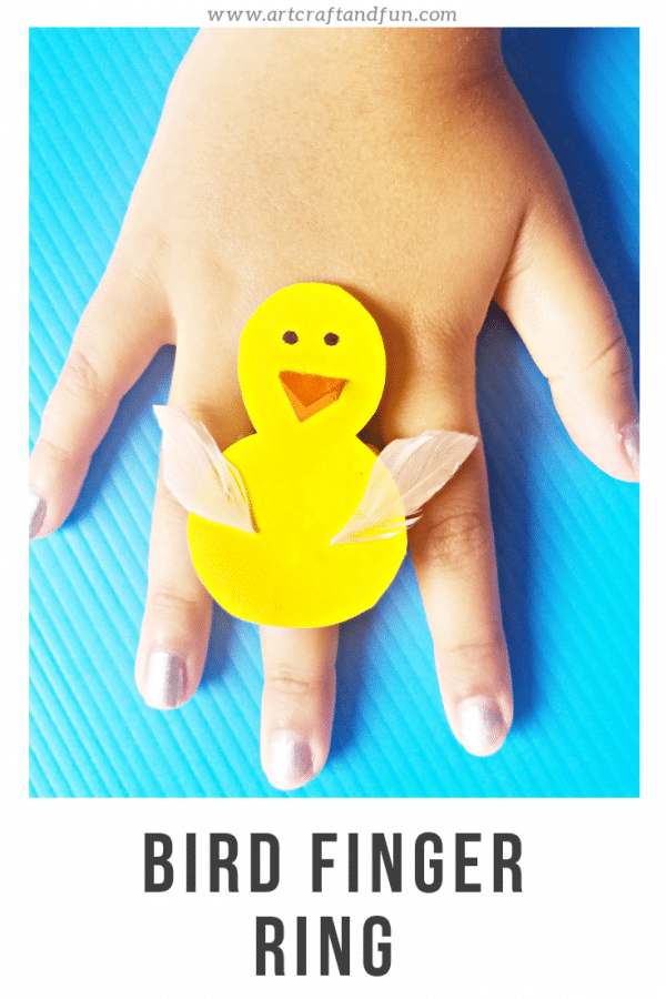 Baby Bird Craft For kids: Finger Ring