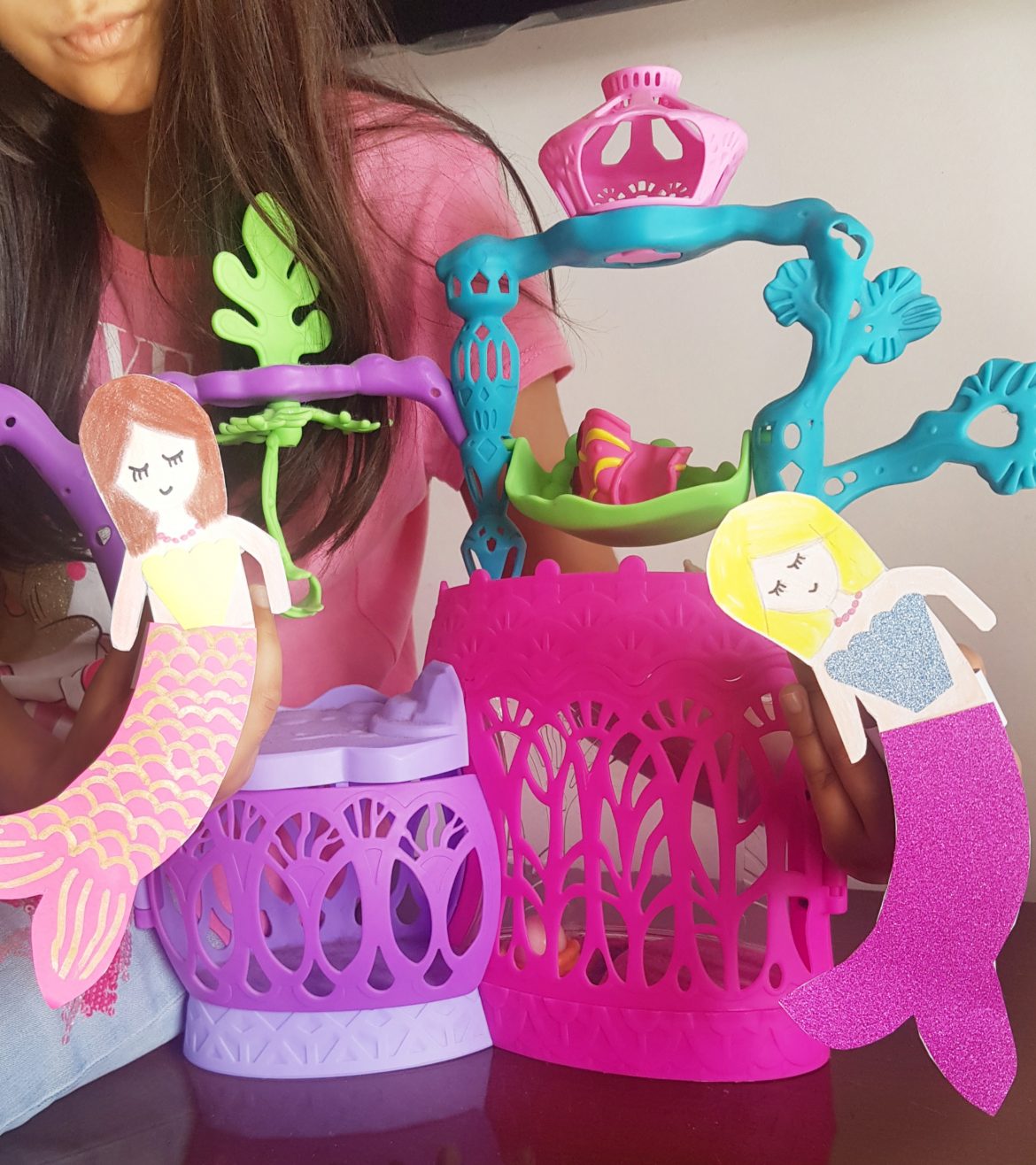 Super Easy Mermaid Craft Finger Puppet