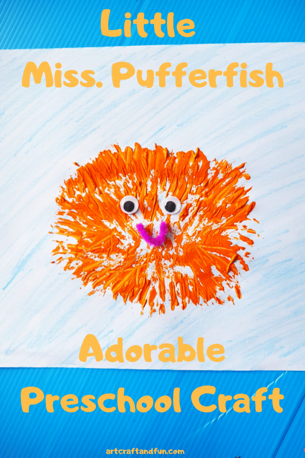 Adorable Pufferfish Craft For Toddlers