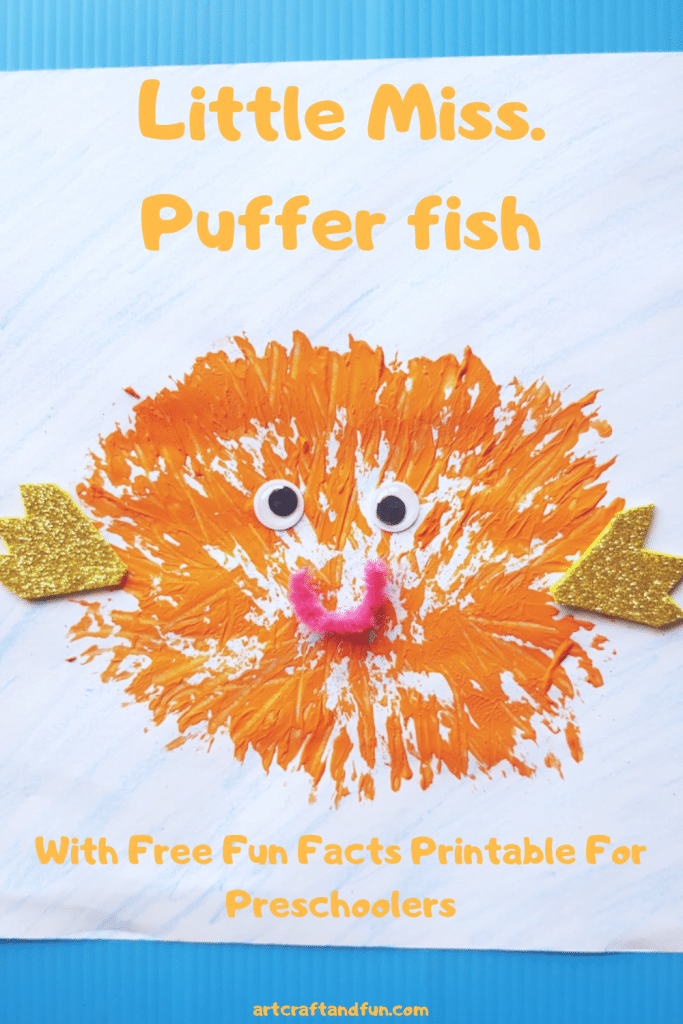 Adorable Pufferfish Craft For Toddlers