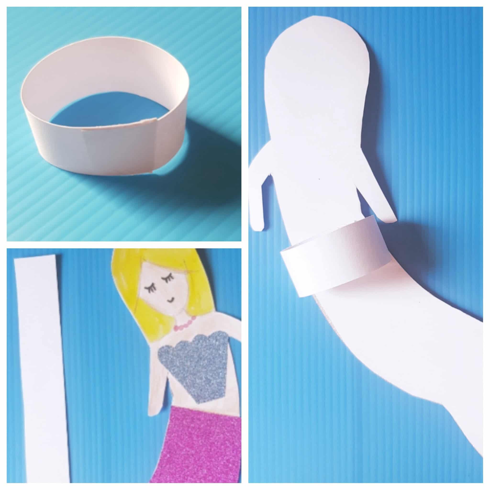 Super Easy Mermaid Craft Finger Puppet