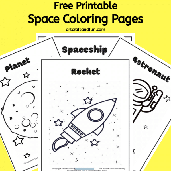 Free Printable Space Coloring Pages For Kids