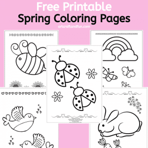 Free Printable Spring Coloring Pages For Kids