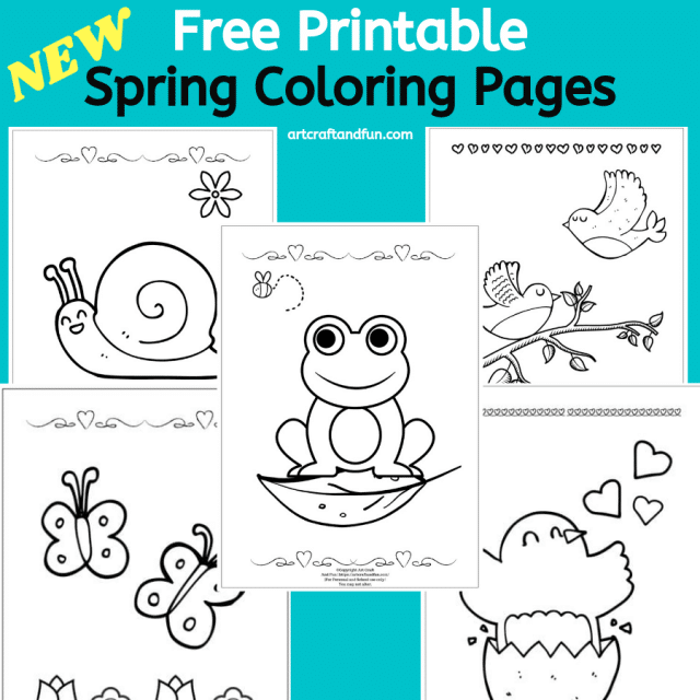 Free Printable Spring Coloring Pages For Kids