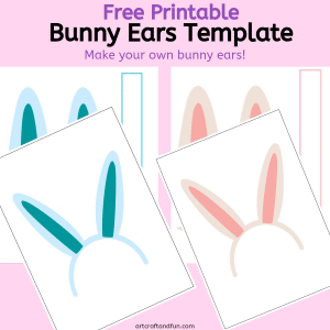 Free Printable Bunny Ears Template For kids