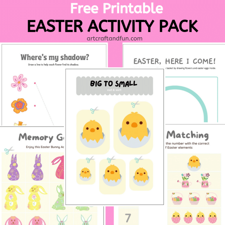 Free Easter Printables Activity Pack