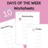 Free Printable Days Of The Week Worksheets For Kids