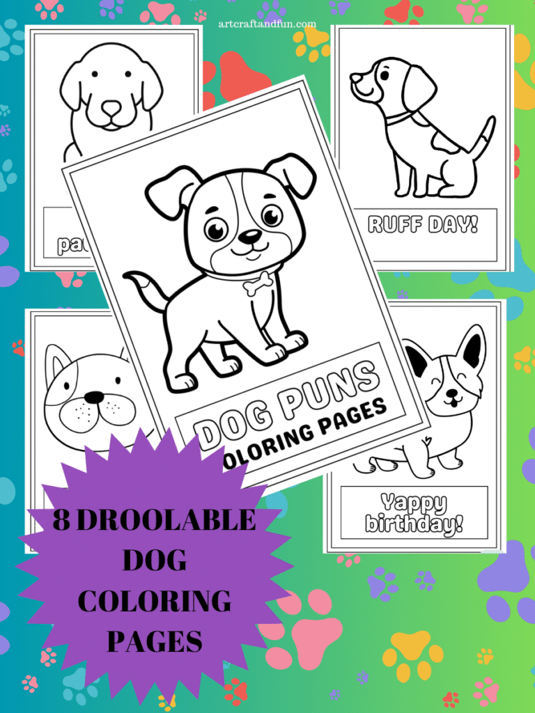 Adorable Dog Coloring Pages For Parents and Teachers