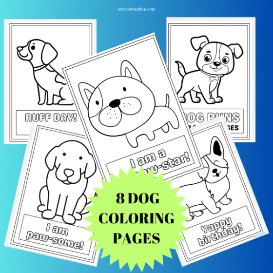 Adorable Dog Coloring Pages For Parents and Teachers