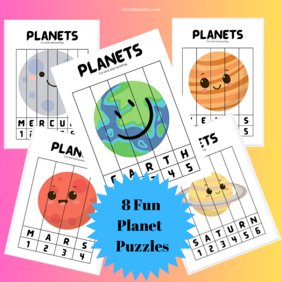 8 Colorful Planet Puzzles for Little Kids: Fun & Learning Combined