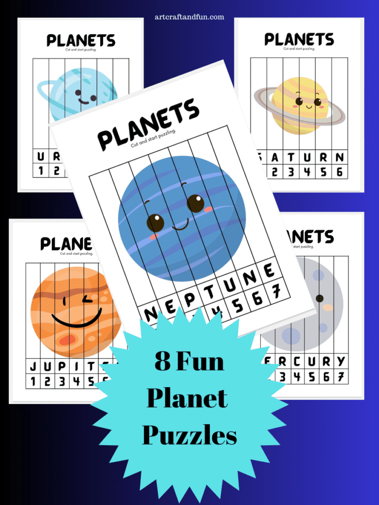 8 Colorful Planet Puzzles for Little Kids: Fun & Learning Combined